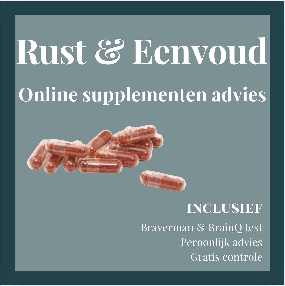 Rust & Eenvoud - Online supplementen advies - Detox Den Haag